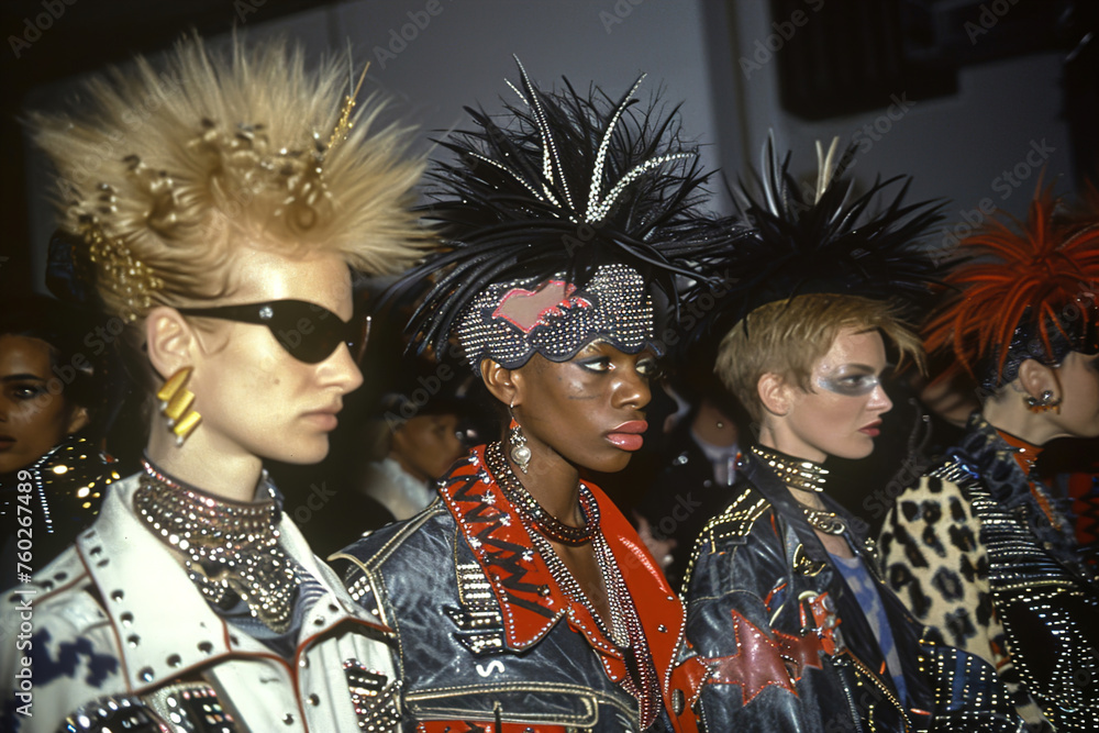 Grunge aesthetic of the 1990s, with its edgy and rebellious fashion ...