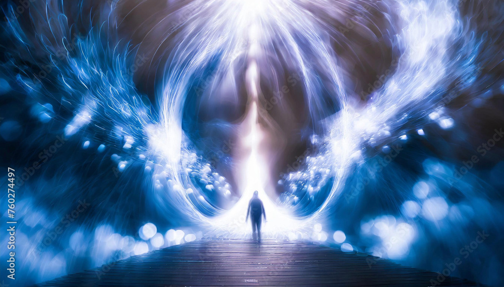 Woman as vessels of spiritual energy.A divine spark, born from the ...