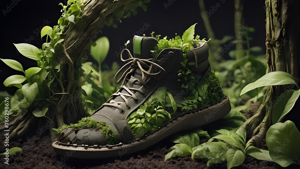 Environmental friendly shoes. An eco-friendly shoe considers its carbon ...