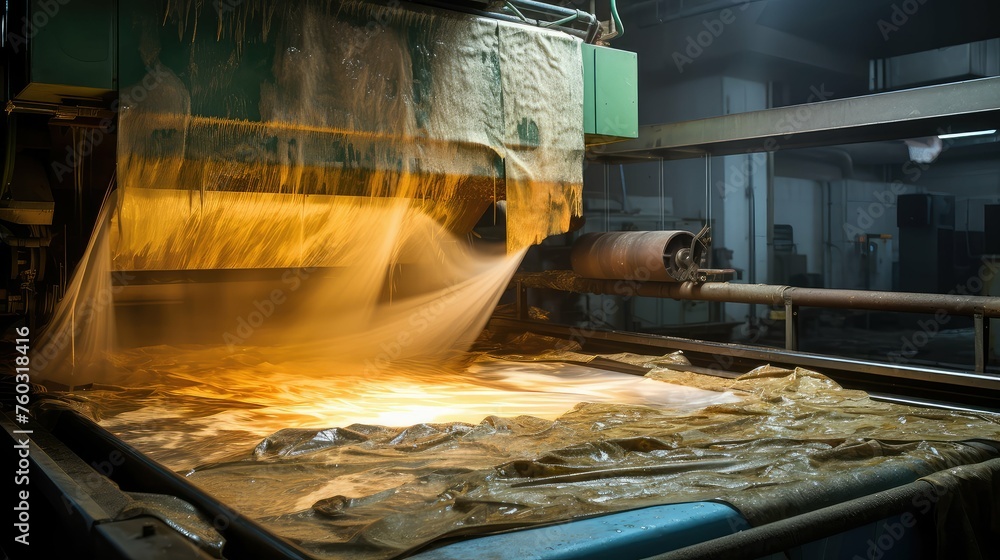 pulp recycling paper mill illustration waste cardboard, friendly ...