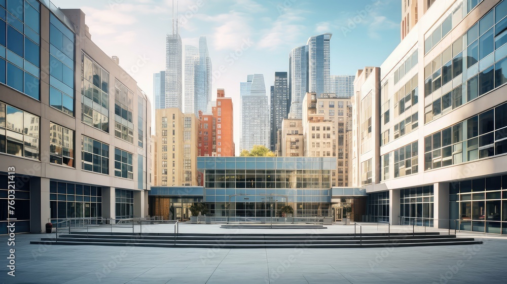 classroom education school building illustration students teachers ...