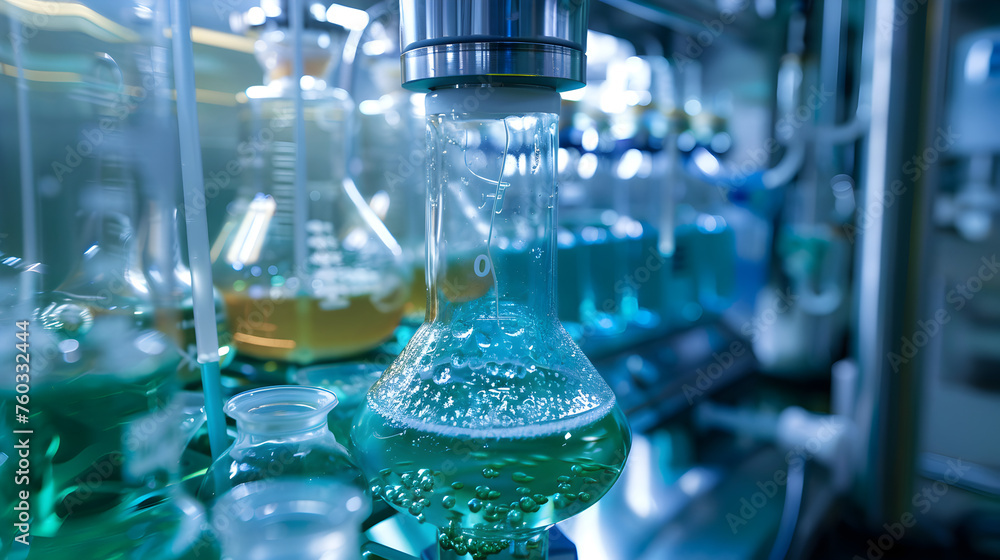 Bioreactor fermentation process with cells and microorganisms." Stock ...