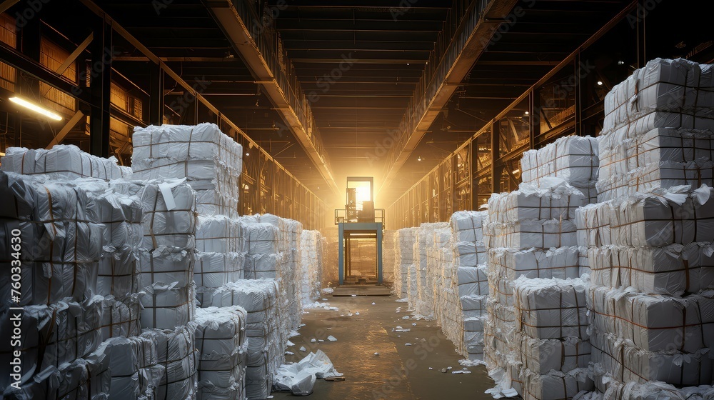 recycling source paper mill illustration sustainability pulp, industry ...