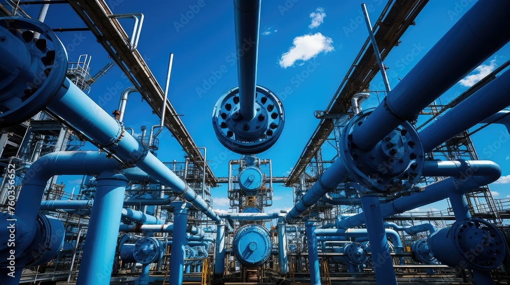 factory sky chemical plant illustration emissions air, water ...