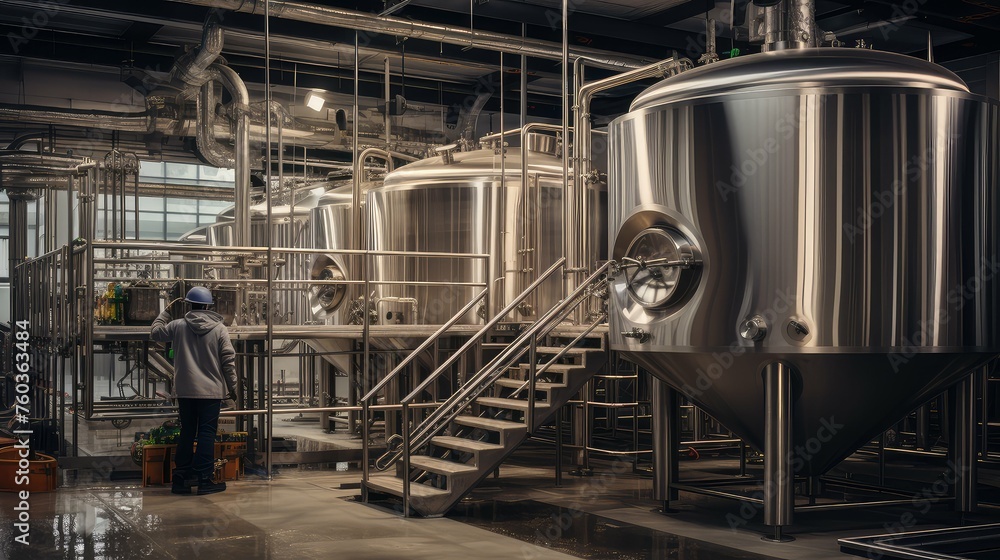 fermentation process brewery beer illustration hops yeast, mash boil ...