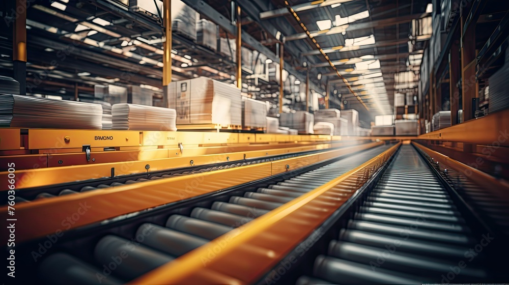 distribution industry warehouse building illustration inventory supply ...