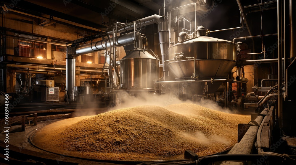 yeast process brewery beer illustration mash boil, kegging conditioning ...
