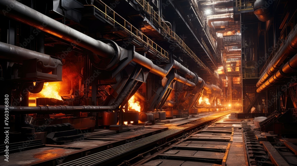 beams structure steel mill illustration columns fabrication, welding ...