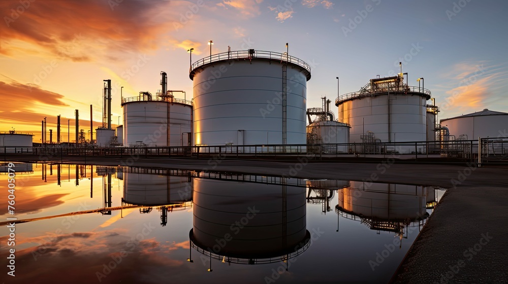 safety tank chemical plant illustration equipment process, storage ...