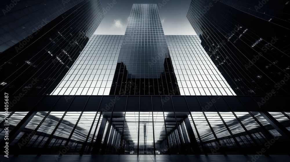 workspace corporate office building illustration modern design ...