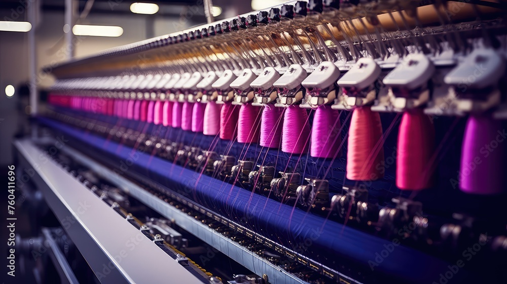 automation technology textile mill illustration sustainability ...