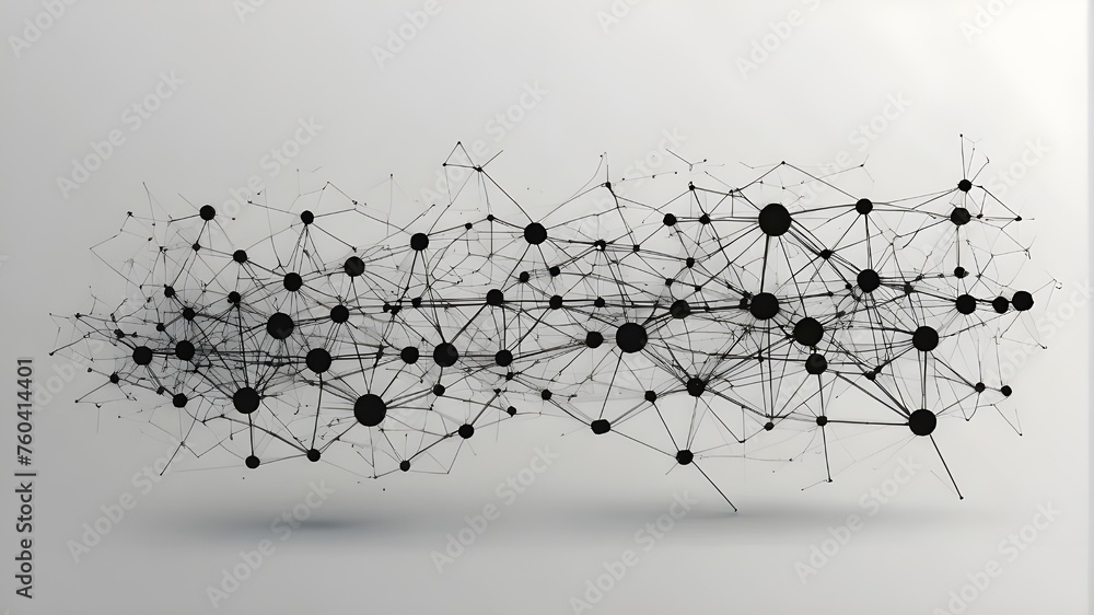 abstract linking lines, vector artwork, polygonal background, and technological design network ...