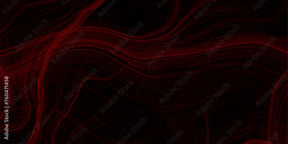 Red topography vector.round strokes geography scheme abstract ...