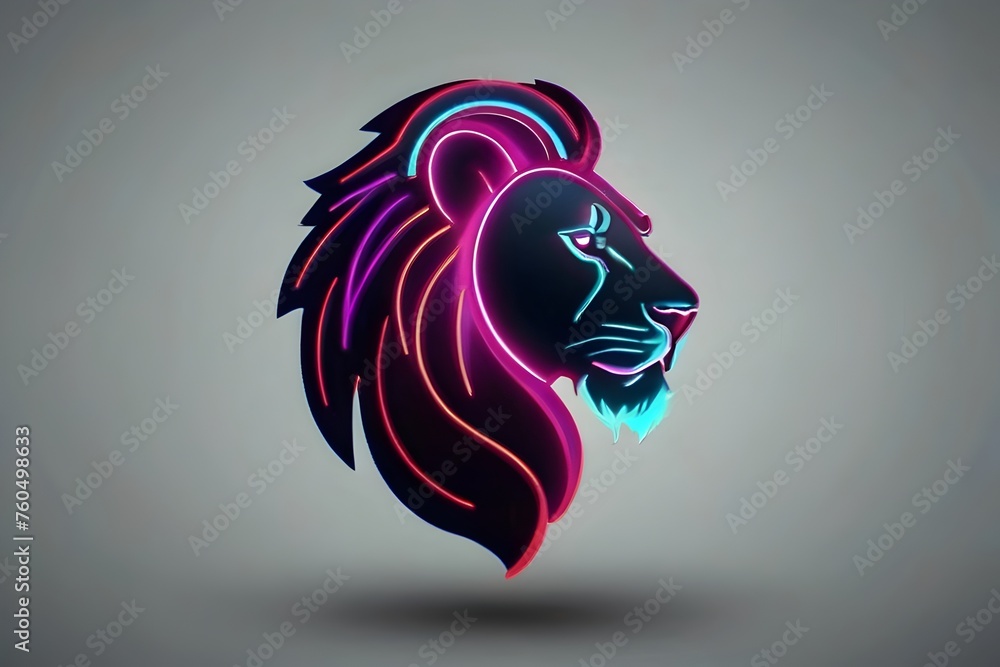 lion illustration, lion head vector, lion head logo, lion logo, lion ...