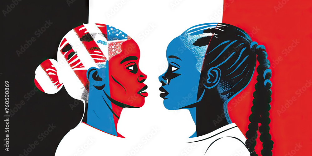 Harmony in Diversity: Collage of stepping together, hands intertwined ...