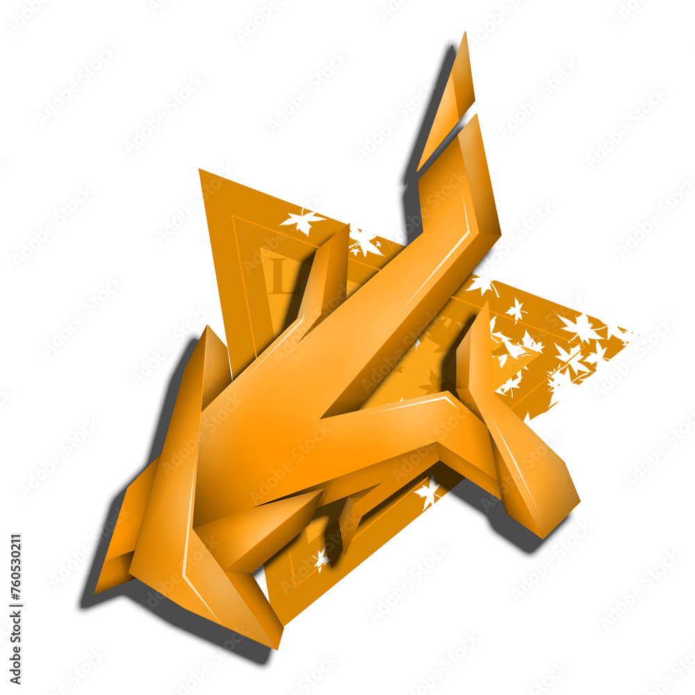 letter L alphabet illustration graffiti 3d wildstyle handstyle style ...
