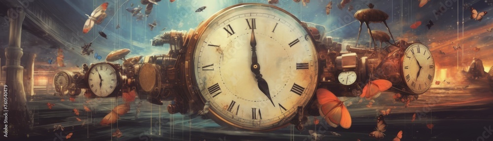 Time travel experiments conducted in a dystopian future, aiming to ...