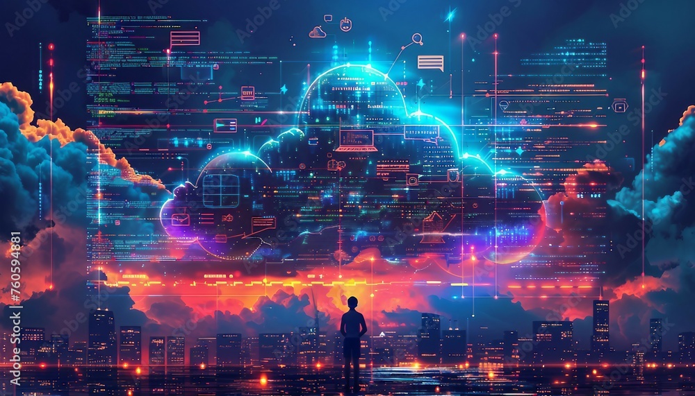Ilustração do Stock: Serverless Computing and Function as a Service ... Ilustração do Stock: Serverless Computing and Function as a Service ...
