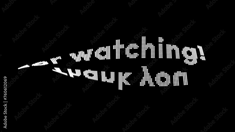 thank you for watching text headline rotation around yourself. Optical ...