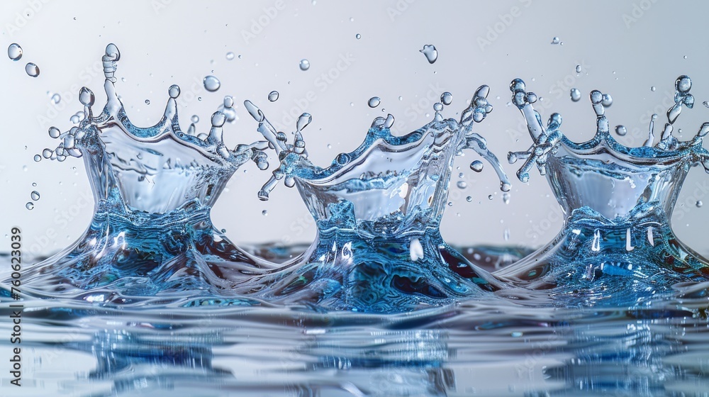 This is a water splash set. Mystic liquid in a form of a crown with ...