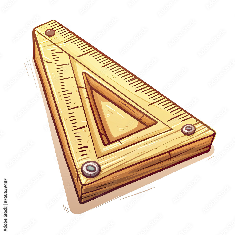Triangle Ruler, Isolated Transparent Background Images Stock ...