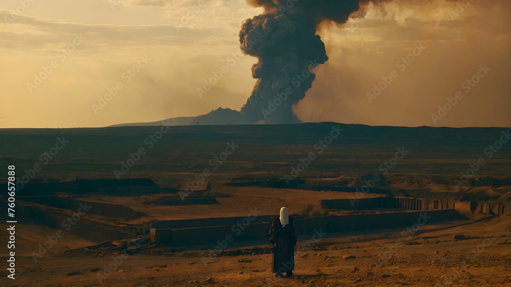 The destruction of Sodom and Gomorrah, the most famous part of the ...