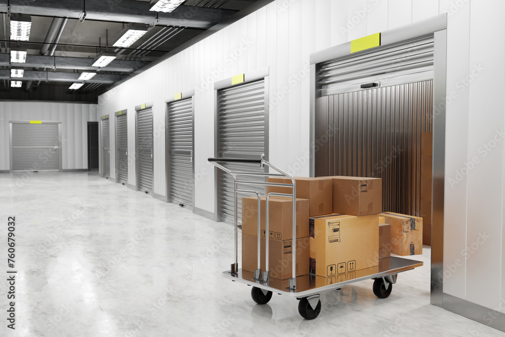 Storage Units. Self storage unit cutaway.. Industrial Warehouse ...