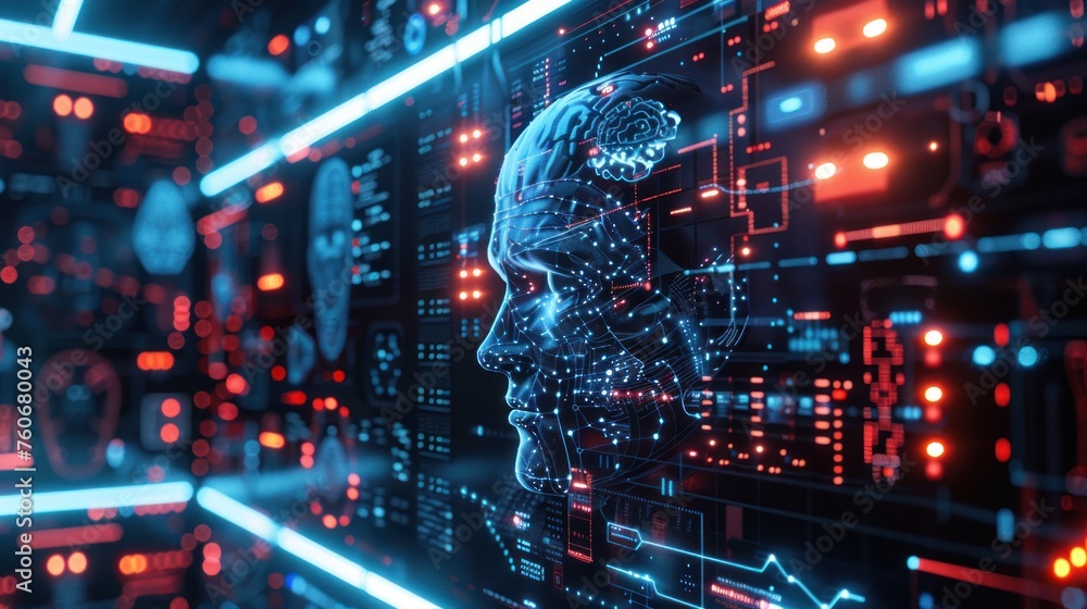 AI controls various systems in the cyber world, security systems ...