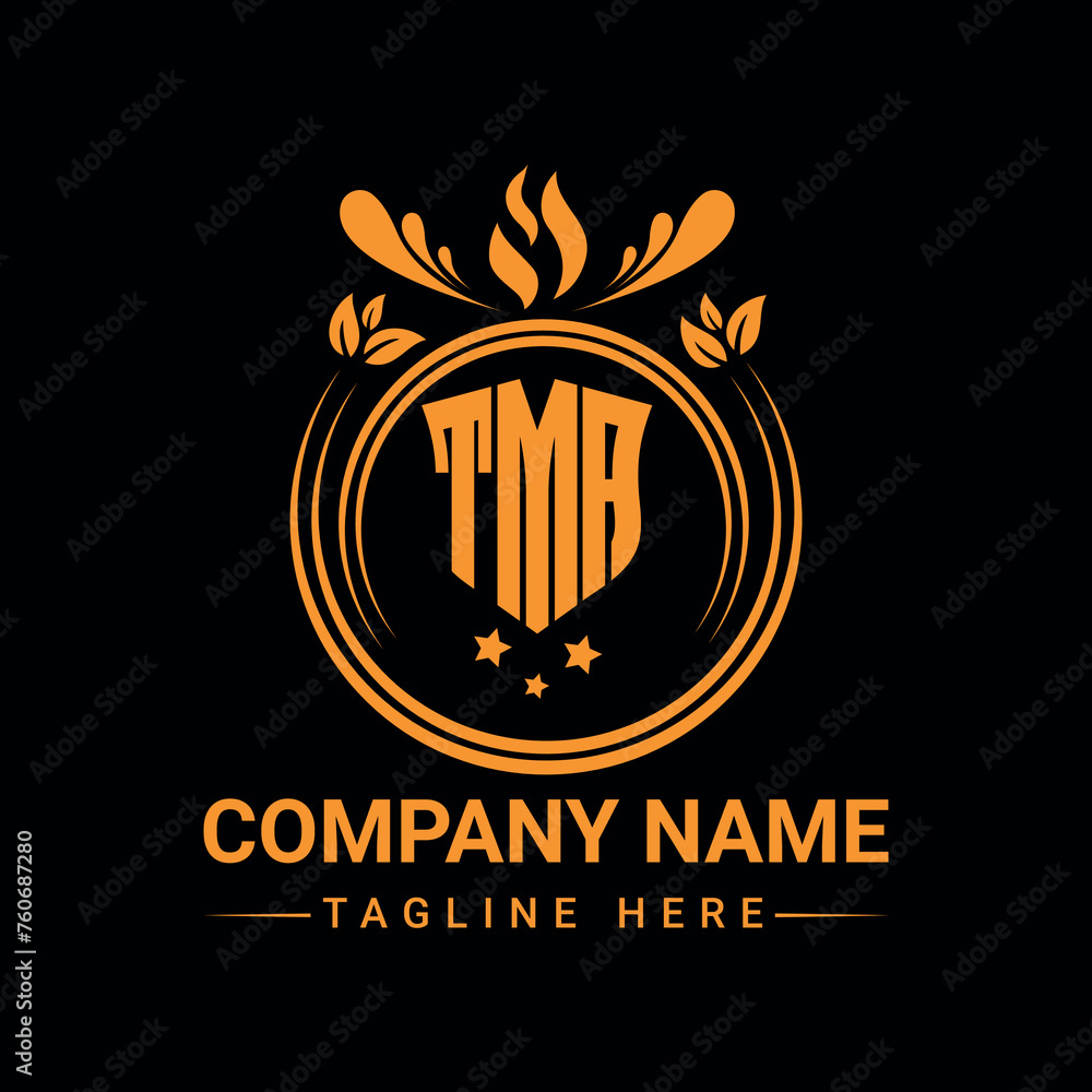 TMA, TMA letter, TMA Initials, TMA circle, TMA Flat, TMA business, TMA ...