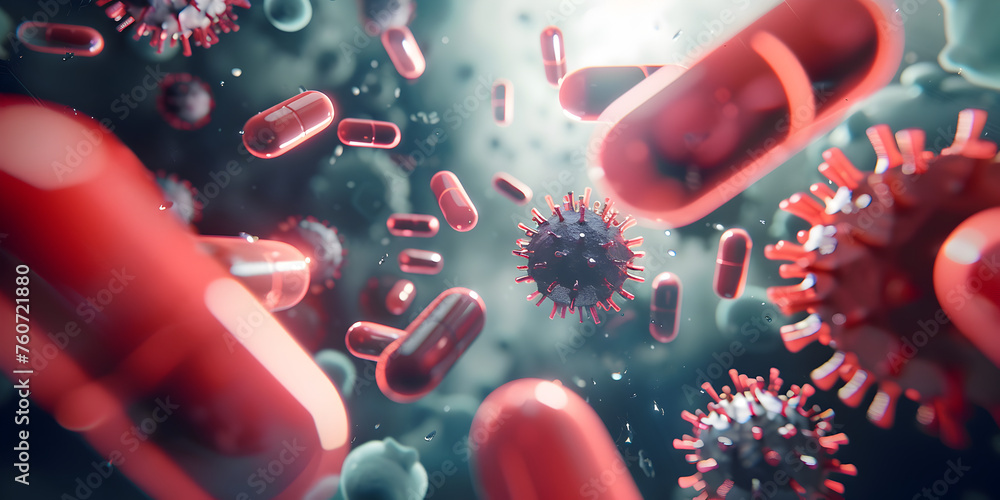 Antibiotic resistant bacteria inside a biofilm, Combating antibiotic resistance with innovative ...