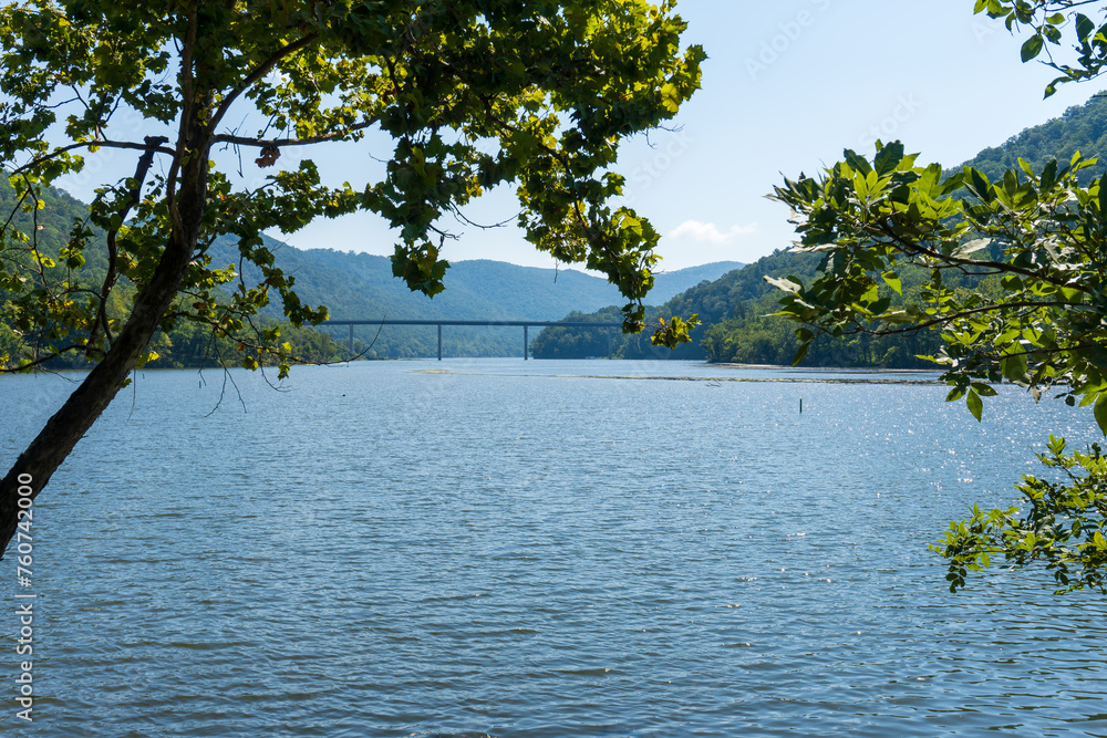 Bluestone National Scenic River and Bluestone State Park in West ...