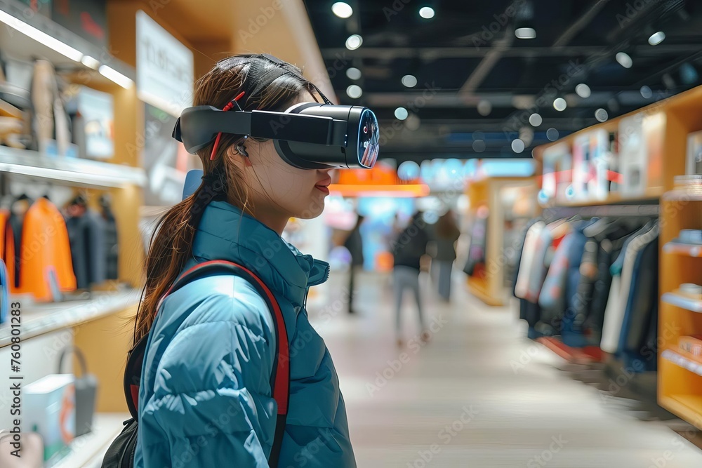 Augmented reality shopping experience in a retail store Where customers ...