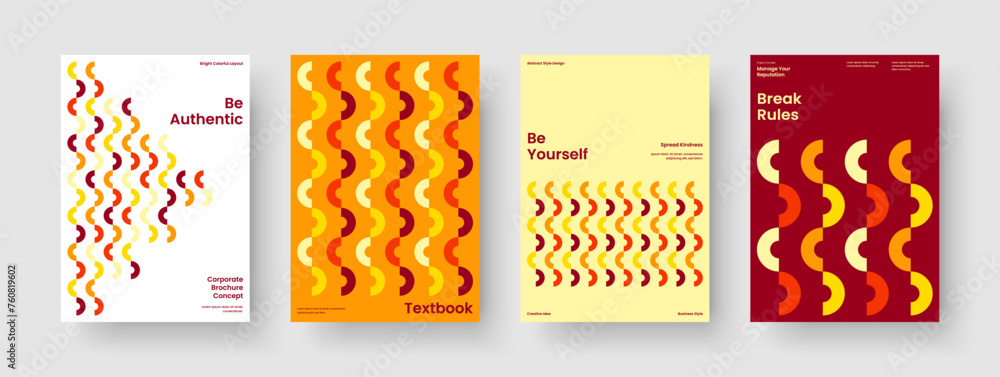 Isolated Poster Layout. Abstract Book Cover Design. Geometric Banner ...