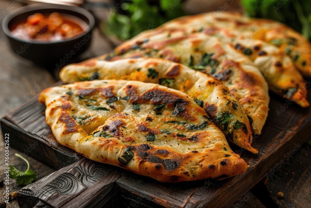 Afghan Bolani, Thin Crispy Flatbread Stuffed with a Savory Filling of ...