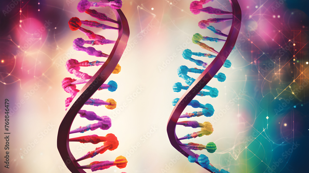 Vivid Illustration of DNA Sequencing Process and Base Pair ...