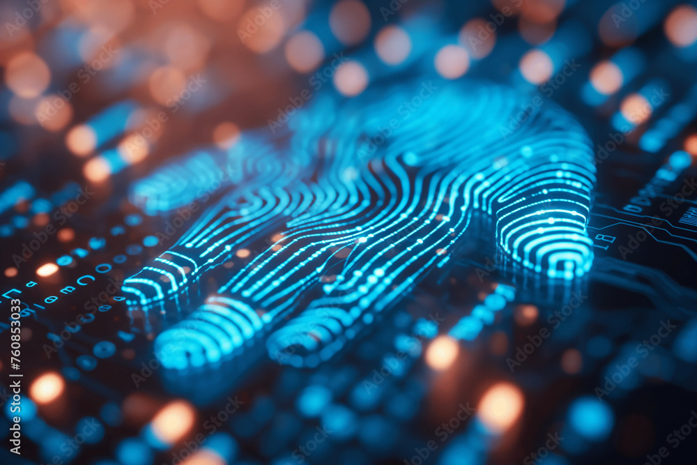 Artificial intelligence autonomy domination of AI in the world concept ...