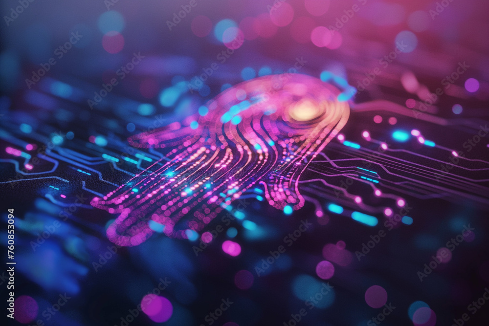 Artificial intelligence autonomy domination of AI in the world concept ...