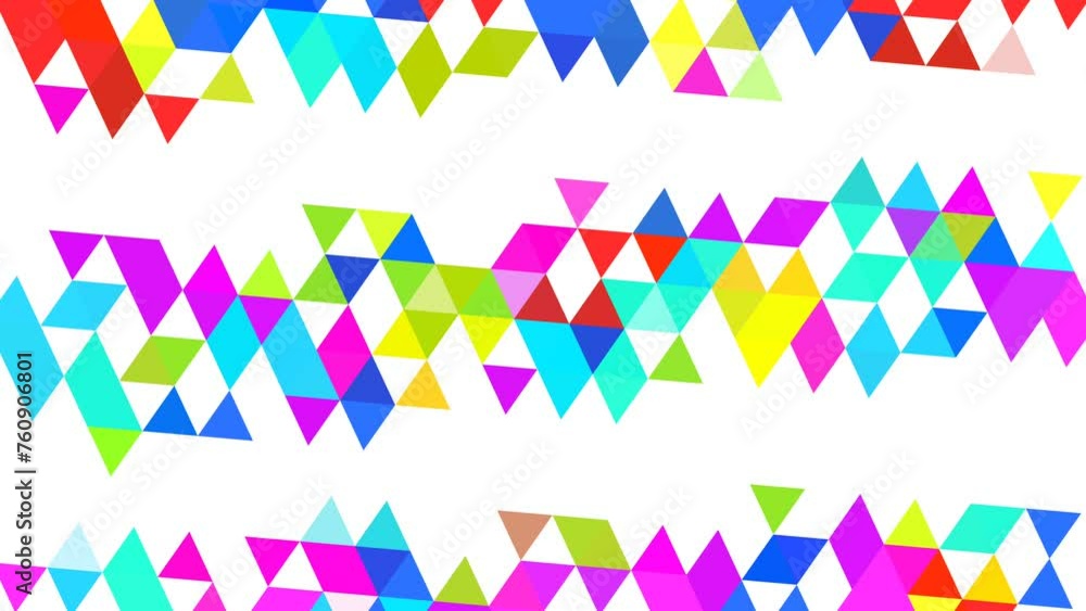 Background rainbow triangle. Modern abstract art design with liquid ...