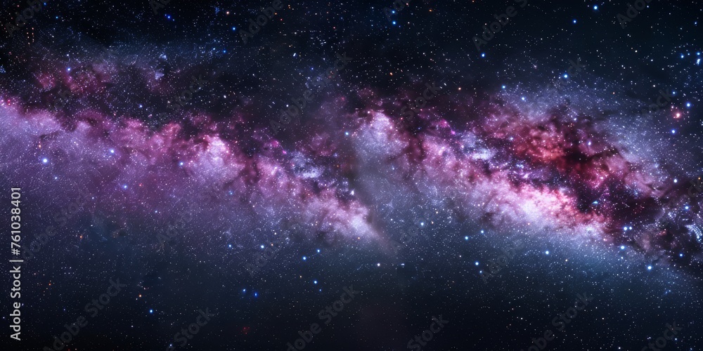 Cosmic panorama of the Milky Way's dense star field, a detailed and ...
