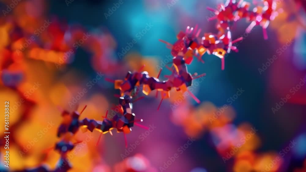 An image of a nanoscale thin film zoomed in to reveal the precise ...