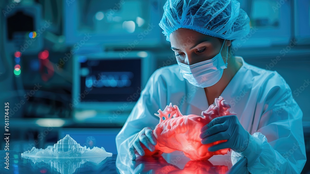 Medical 3D organ printing of model transplantation organ biological ...