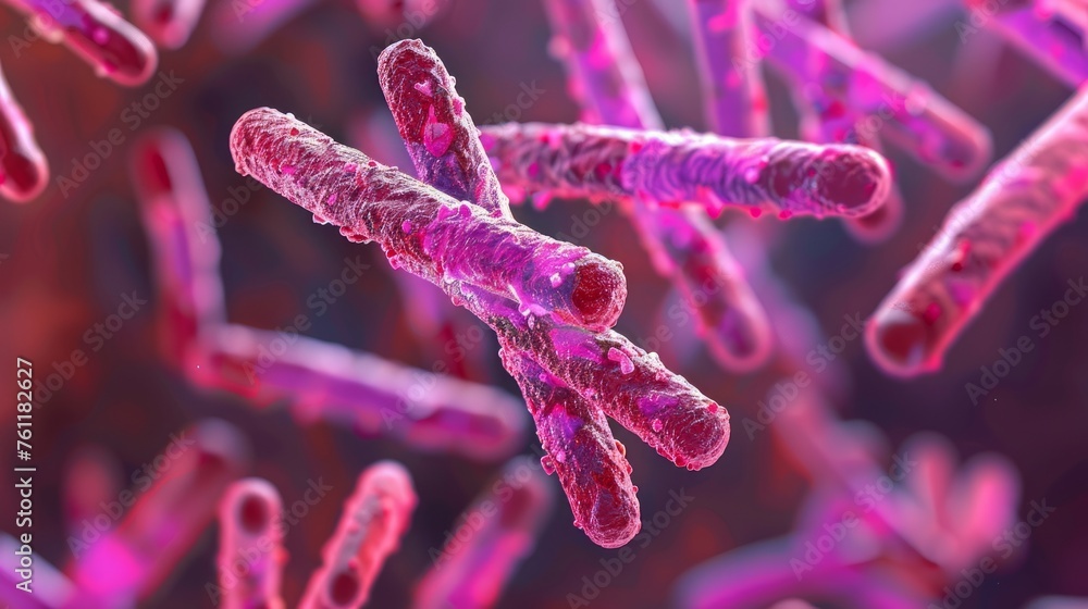 Mycobacterium tuberculosis, also known as Koch bacillus, a species of ...