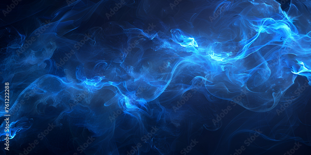 Vibrant Blue Fire Texture In dark Background blue Fire and smoke ...
