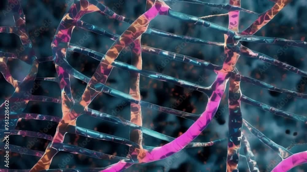 In this image a magnified view of a DNAbased nanostructure reveals a ...