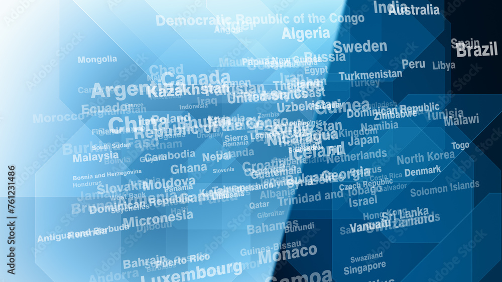 Countries of world background of country names and their significance ...