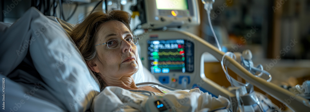 Middle-aged woman on life support: A portrait of resilience in the ...
