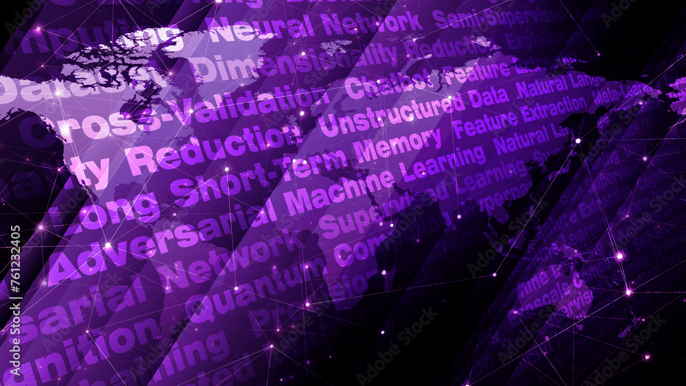 Chat bot using artificial intelligence ai texts and world map glimpse into future of technology ...