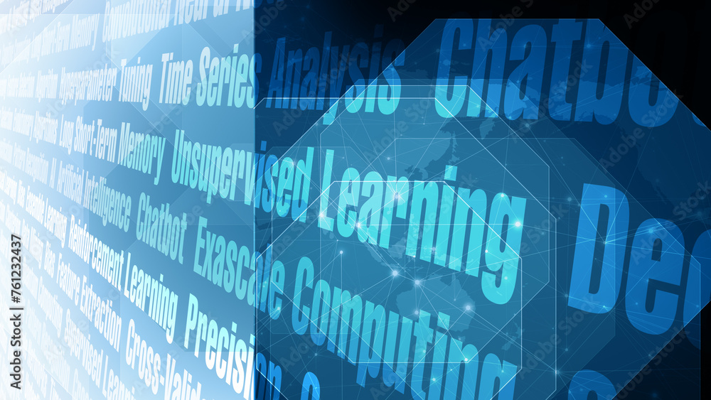 Ai texts and world map exploring future of artificial intelligence ... Ai texts and world map exploring future of artificial intelligence ...