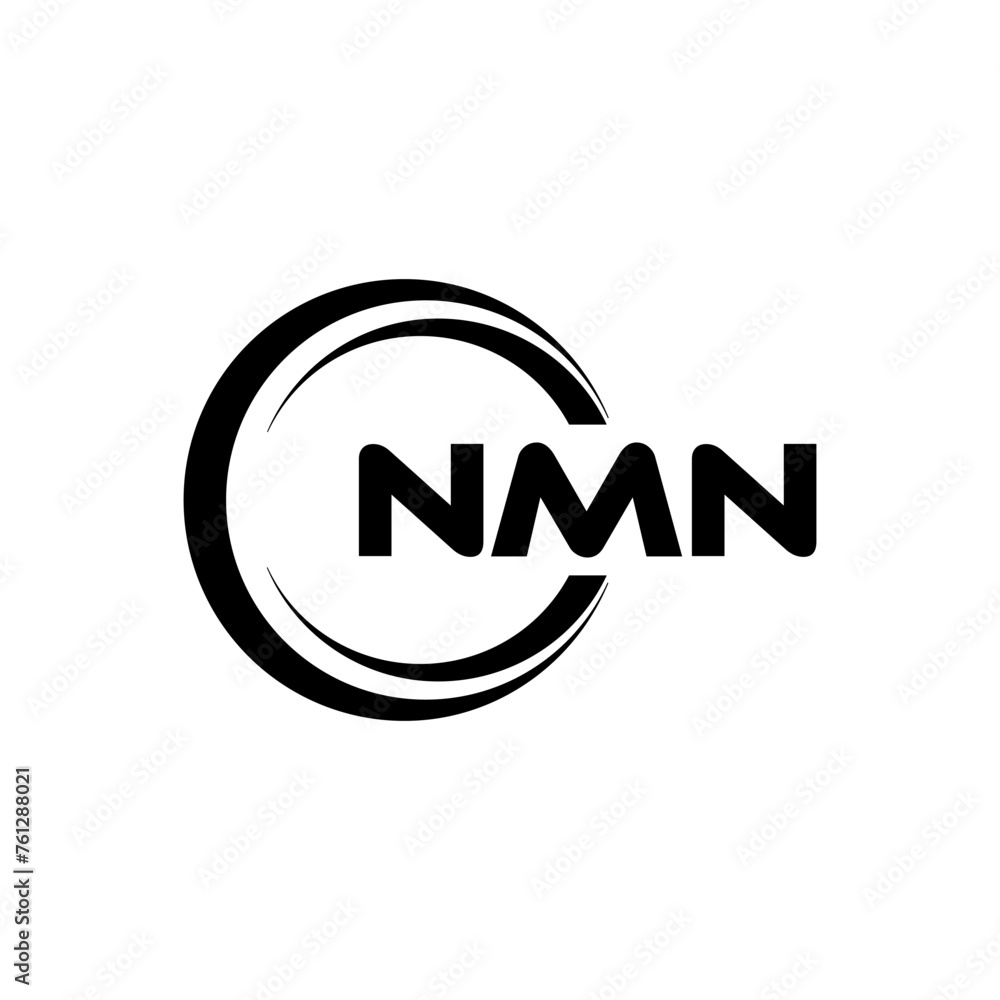 Vetor de NMN Logo Design, Inspiration for a Unique Identity. Modern ...