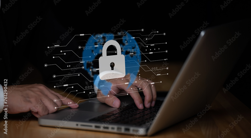 Cybersecurity concept,2FA authentication for log in,Protech your account,Use key 2 step for sign ...